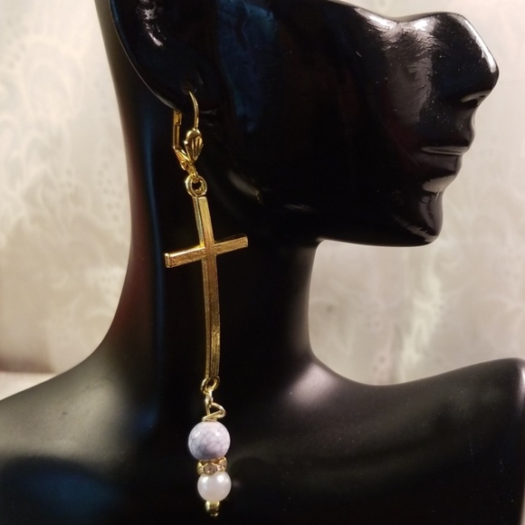 Jewelry | Christian Cross Dangle Earrings | Poshmark